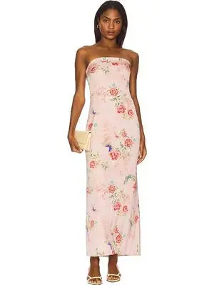 MORE TO COME Lina Maxi Dress - Pink Floral