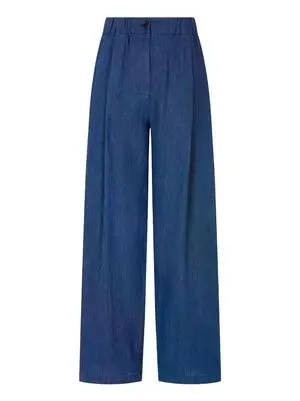 STUDIO TOMBOY Pleated Trousers - Blue