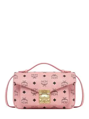 Mcm Tracy Crossbody In Visetos - Pink