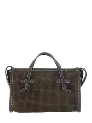 MARCELLA CLUB Crocodile-effect Tote Bag - Brown