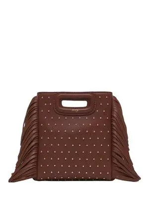 MAJE Mini Studded Crossbody Bag