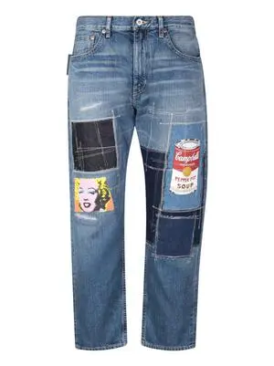 Junya Watanabe Straight Leg Jeans - Blue