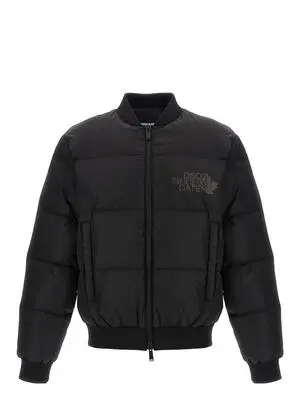 Dsquared2 Padded Bomber Jacket - Black