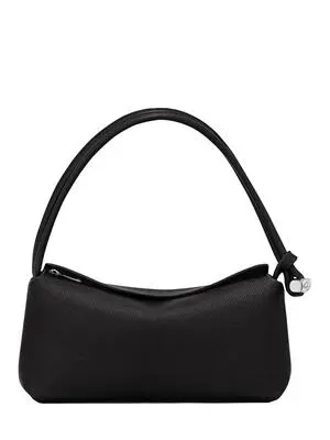 Longchamp Le Roseau East/west Leather Shoulder Bag - Black