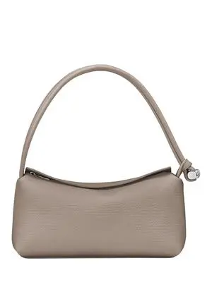 Longchamp Le Roseau East/west Leather Shoulder Bag - Clay