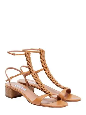 AQUAZZURA Destiny 35 Gladiator Sandals - Brown