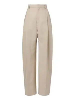 WARDROBE.NYC Mid-Rise Wool Straight Pants