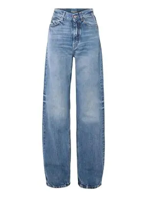 Saint Laurent High-rise Wide-leg Jeans - Blue