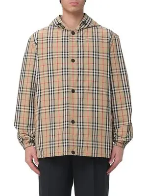 Burberry Checked Hooded Jacket - Multicolor
