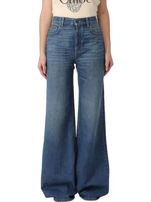 Chloé Wide Leg Jeans - Blue