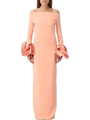Solace London Long Sleeve Gown - Pink