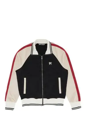 Palm Angels Monogram Colorblock Track Jacket - Black