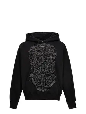 Off-White Body Stitch Skate Hoodie - Black