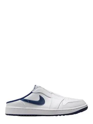 JORDAN Jordan 1 Golf Mule White/midnight Navy Blue