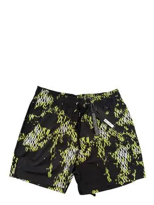 Amiri Swim Shorts Military Green