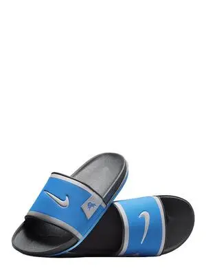 Nike Nike Offcourt Detroit Lions Slides Battle Blue/dark Smoke Grey/wolf Grey