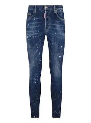 Dsquared2 Super Twinky Splatter Design Jeans - Blue