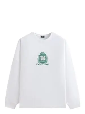 Kith X Wilson Crest Ramble Long Sleeve Tee Shirt - White