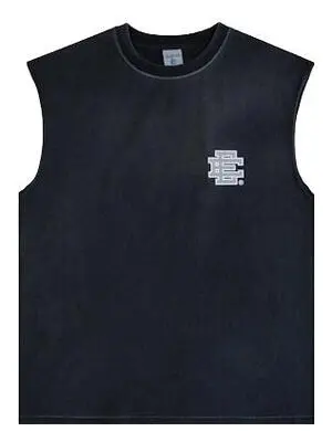 ERIC EMANUEL Ee Basic Cutoff Tank - Washed Black/silver