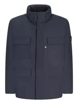 Stone Island Compass Badge Field Jacket - Blue