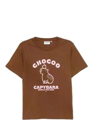 CHOCOOLATE Graphic-printed T-shirt - Brown