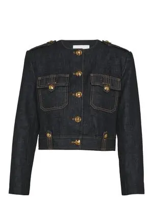 Zimmermann Rebellion Denim Jacket Dark Wash