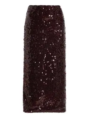REMAIN BIRGER CHRISTENSEN ROTATE Sequin Midi Skirt