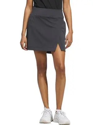 Adidas Faux Wrap Skort - Carbon / Black