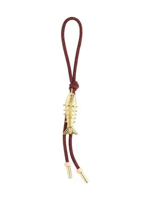 Madewell Fish Bag Charm - Henna
