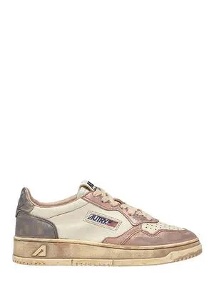 AUTRY Sup Vintage Sneakers - Rose/black