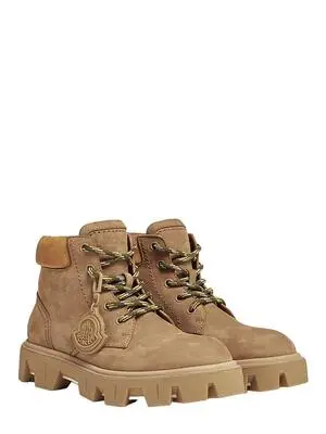 Moncler Peak City Lace-up Boots - Khaki