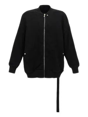 Rick Owens Jumbo Flight' Bomber Jacket - Black