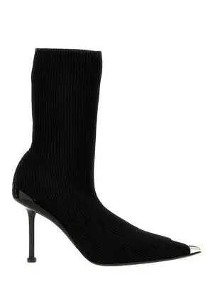 Alexander McQueen Slash Ankle Boots - Black