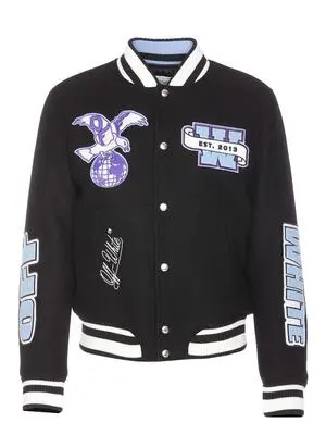 Off-White Off-White Embroidered Jacket Black