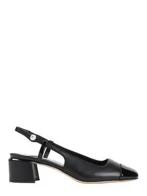 JIMMY CHOO Elisa Patent Leather Slingback Pumps - Black