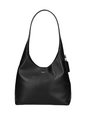 COACH Leather Hobo Bag Black