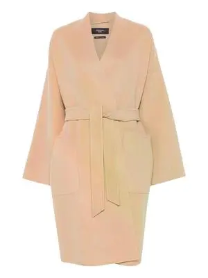 Max Mara Eris Virgin Wool Coat - Neutrals