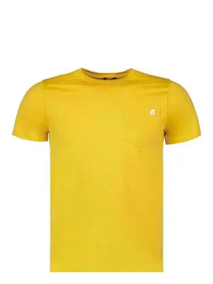 K-WAY Sigur Pocket Cotton T-shirt - Yellow