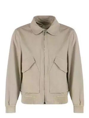 VALSTAR Cotton Bomber Jacket - Neutrals