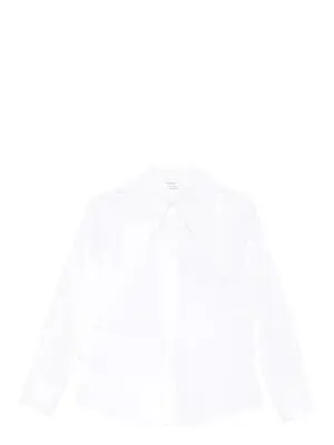 Alexander McQueen Oversized-collar Cotton Shirt - White