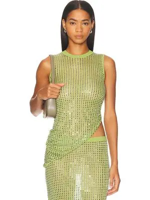 Christopher Esber Cirrus Tank Top - Fern