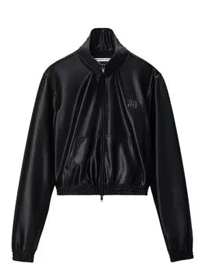 Alexander Wang Satin Track Jacket - Black