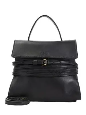 Moschino Small Tie Me Tote - Black