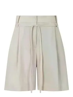 STUDIO TOMBOY Pleated Waist-tie Shorts - Neutrals