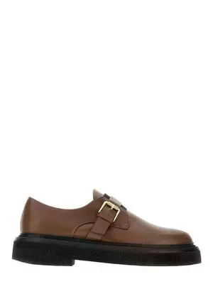 Max Mara Buckle-detail Loafers - Brown