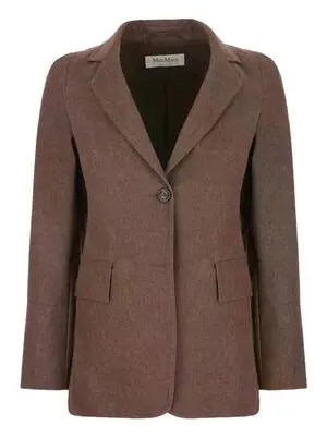 Max Mara Cotton Blazer - Brown