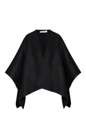 Max Mara Draped Cape - Black