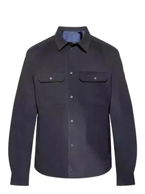 Moncler Logo-patch Shirt - Blue