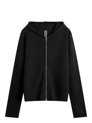 Rick Owens Knit Zip Through - Black