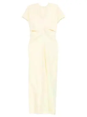 TOTEME Slouch-waist Maxi Dress - Neutrals